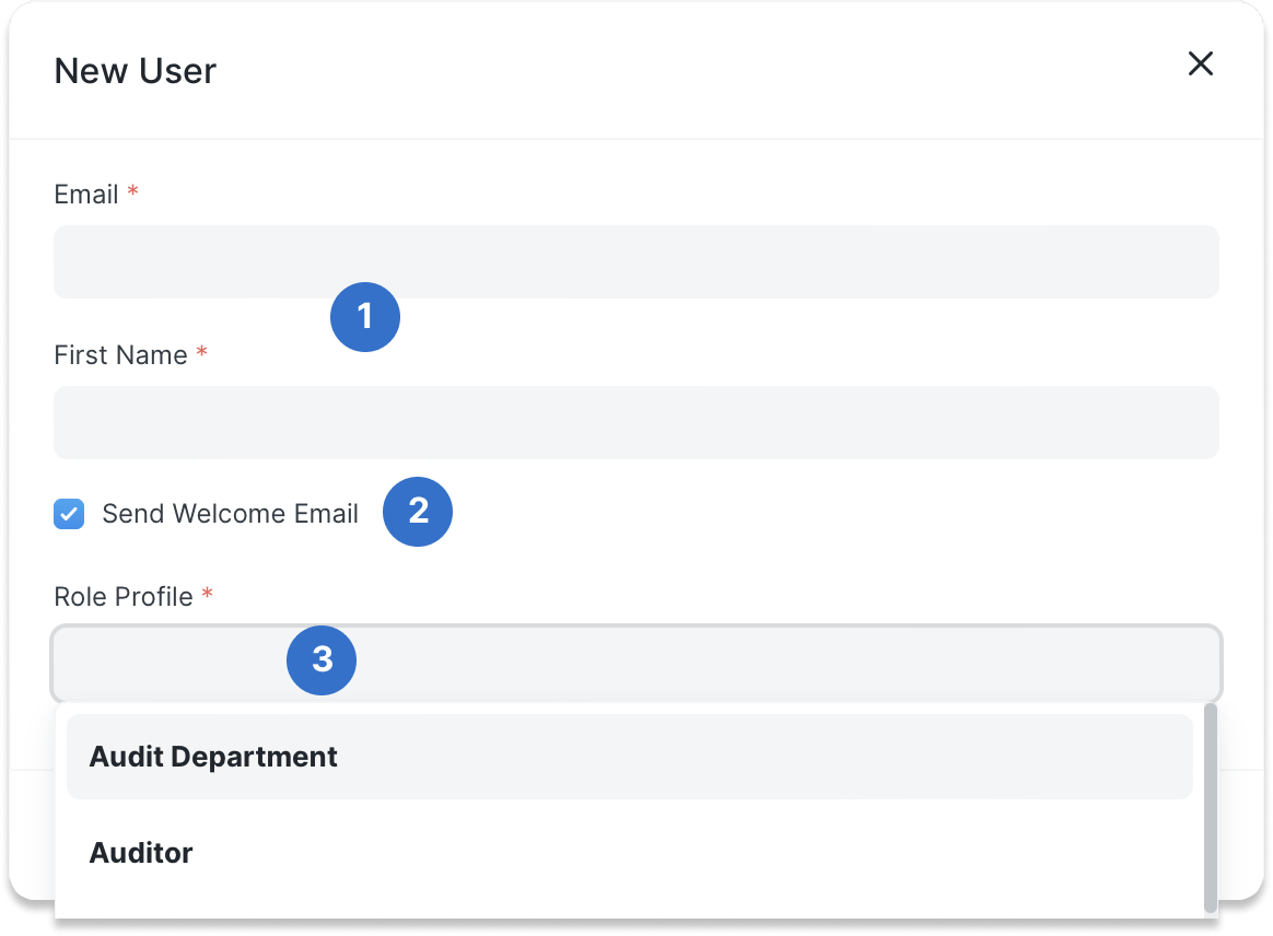 Add, Edit and Disable User
